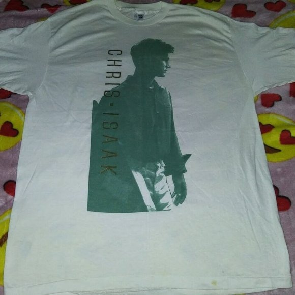 Hanes | Shirts | Vintage Rare 98s Chris Isaak Rockabilly Large Tshirt | Poshmark